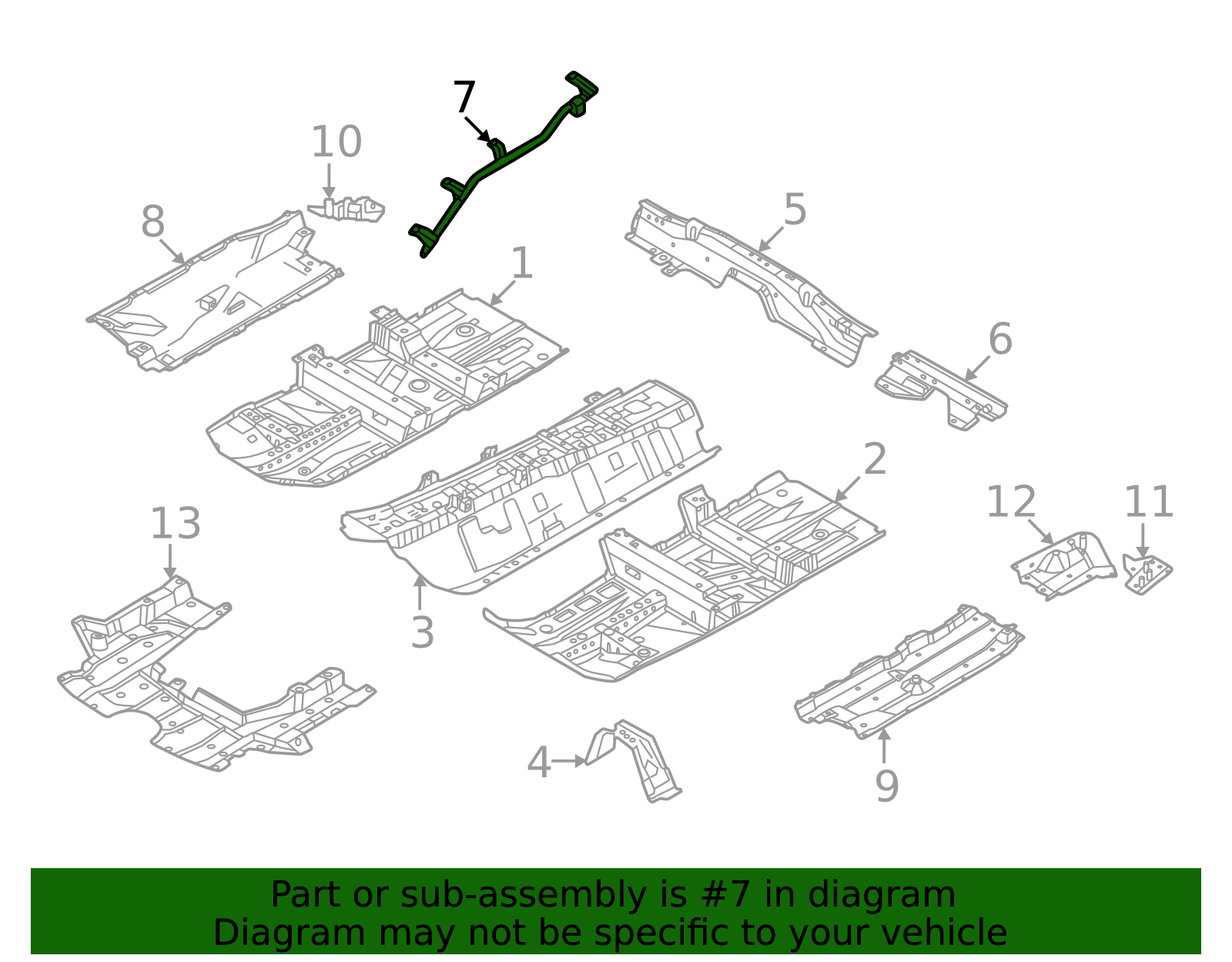 2021-2025 Nissan Rogue Gusset 748B1-6RR0A | Nissan Parts Central