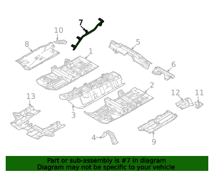748B1-6RR0A - Gusset 2021-2024 Nissan Rogue | Nissan Parts ...
