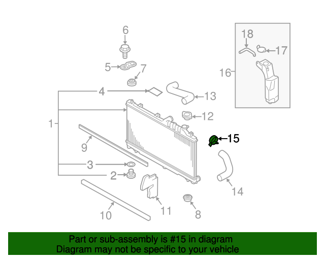 2006-2022 Subaru Clamp 909170064 | Subaru Parts For You