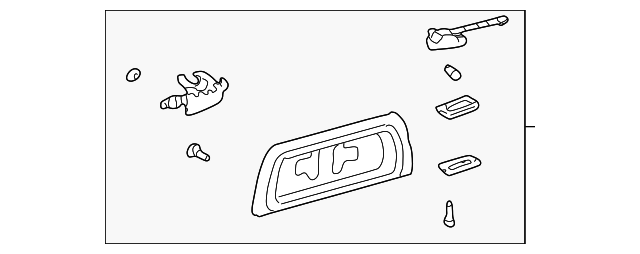 2005-2007 Toyota Sequoia Pocket Assembly 76801-0C010-J1 | OEM Parts Online