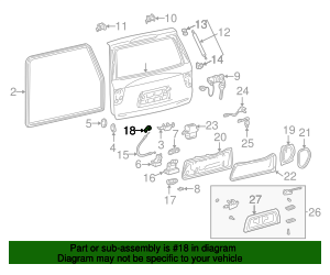 2001-2007 Toyota Sequoia Protector 69726-0C030 | OEM Parts Quick