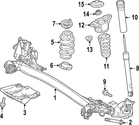 Rear Suspension for 2024 Mazda CX-50 | MazdaParts.US Store