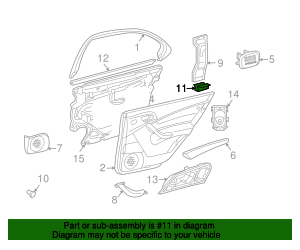 1994-2007 Mercedes-Benz Belt Weather-Strip Clip 202-988-24-78 | MB OEM ...