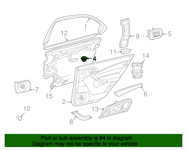 201-992-12-05-9051 - Lock Knob Guide 2001-2018 Mercedes-Benz | Mercedes ...