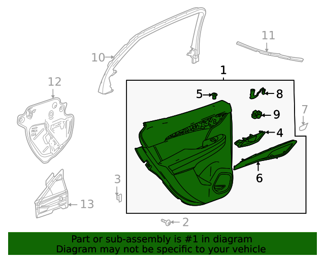 85114103 - F Trim 2022-2023 Buick Envision | AutoNationParts.com