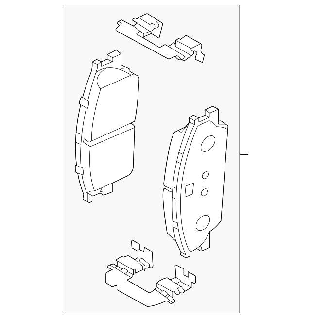 Genuine Brake Pads Front for 2020-2024 Hyundai Venue | Part# 58101 ...