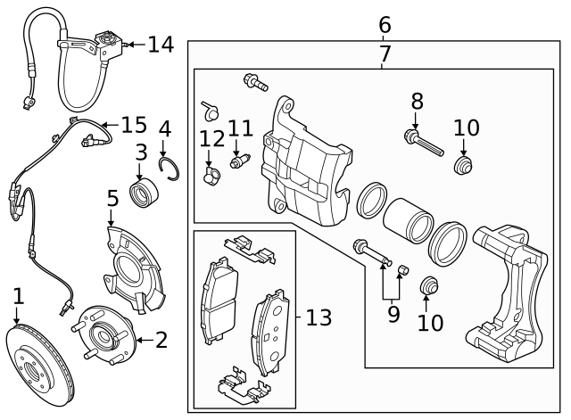 Genuine Brake Pads Front for 2020-2024 Hyundai Venue | Part# 58101 ...