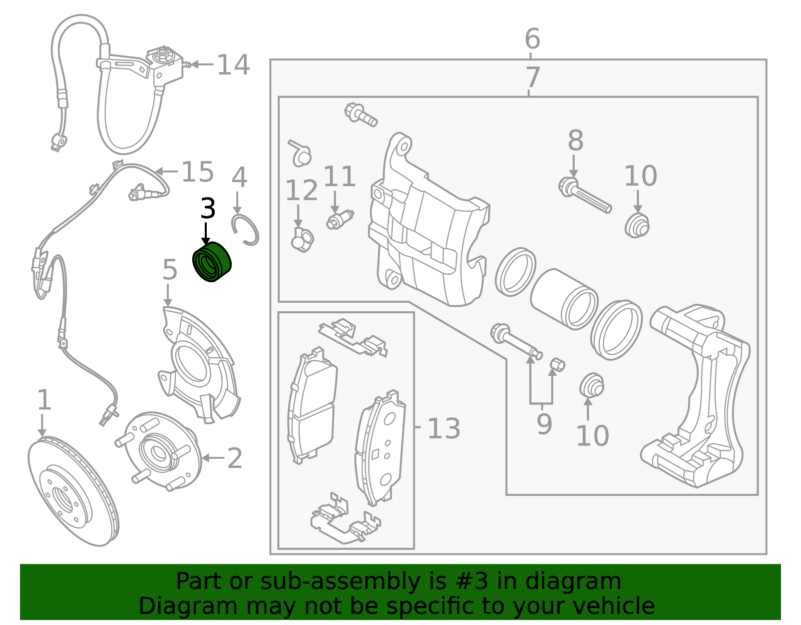 2020-2025 Hyundai Venue Bearing 51720-K3000 | HyundaiParts.Online