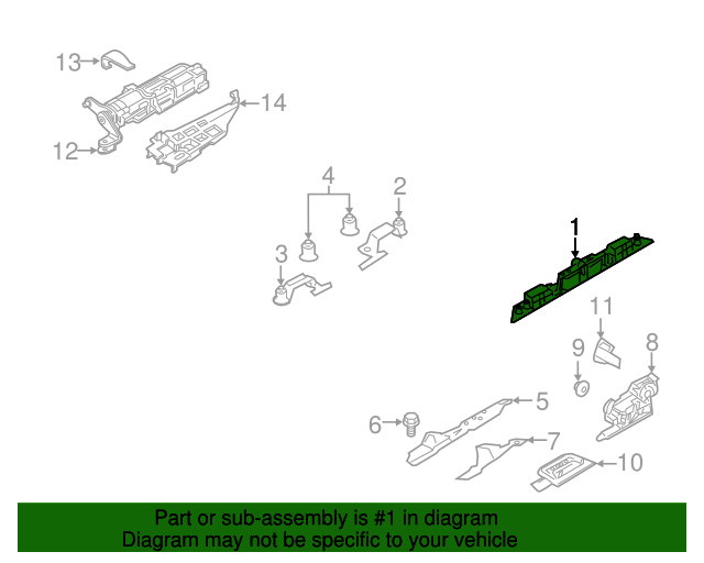 8P4-827-574-B-3FZ - Handle 2013-2015 Audi Q7 | Audi OEM Parts