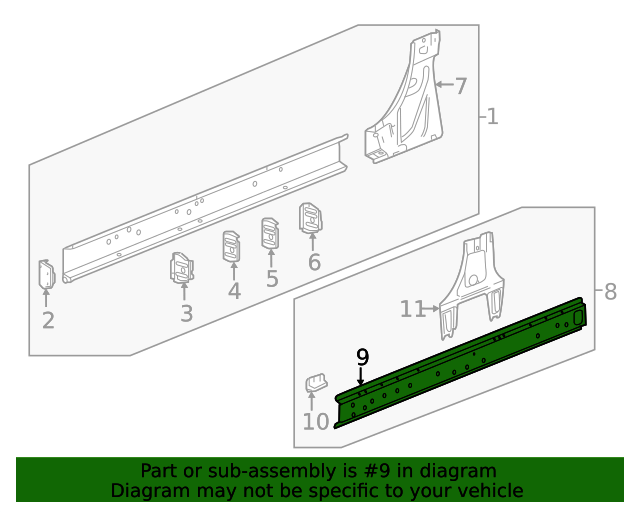 2019-2021 GM Reinforced Panel 84387971 | GMPartsDirect.com
