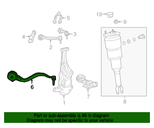 48640-11010 - Suspension Control Arm 2018-2020 Lexus | AutoNationParts.com