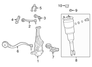 48010-50420 - Air Spring 2021-2024 Lexus | Longo Lexus Parts
