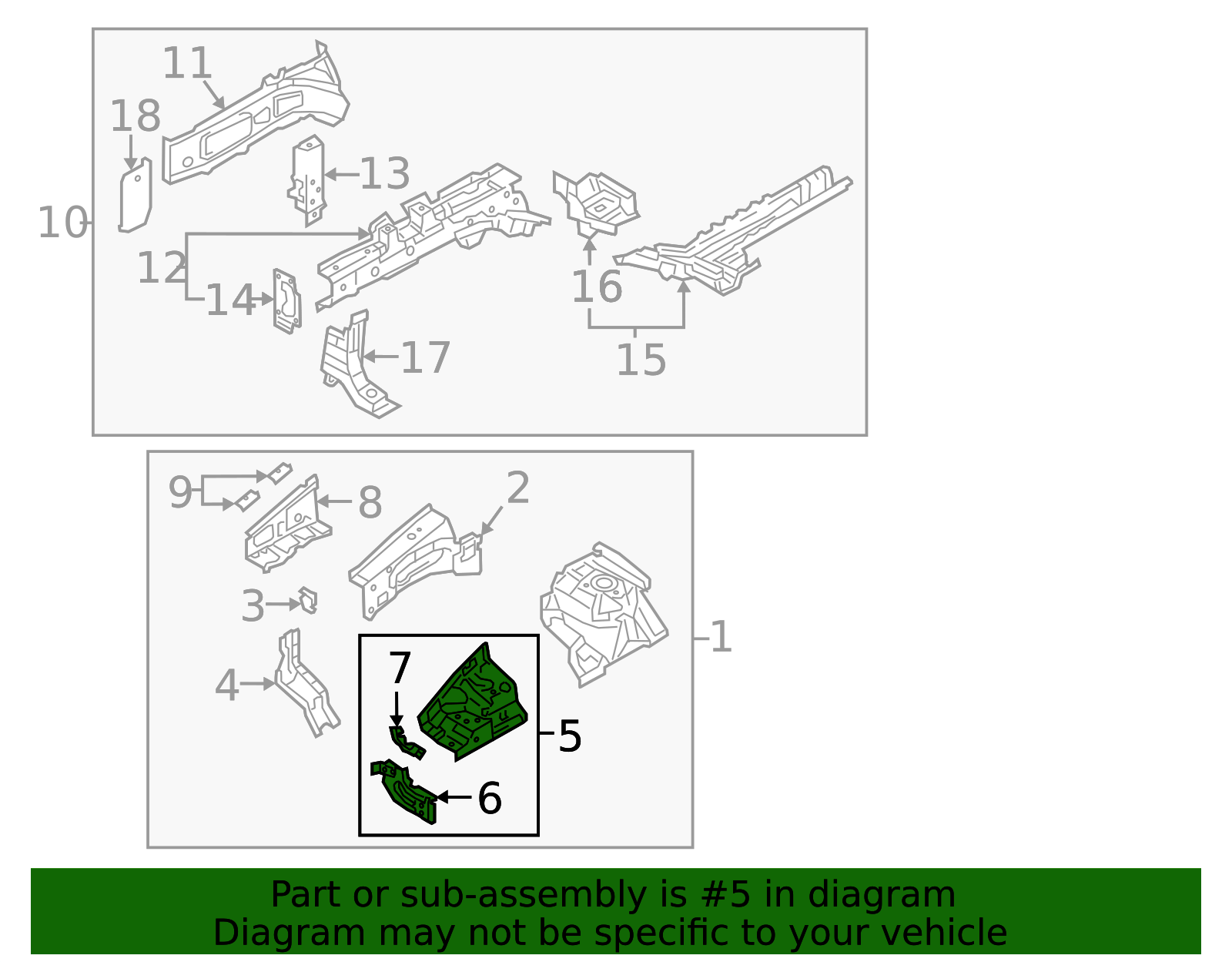 2022-2024 Mitsubishi Eclipse Cross Front Panel 64112W000P | QuirkParts