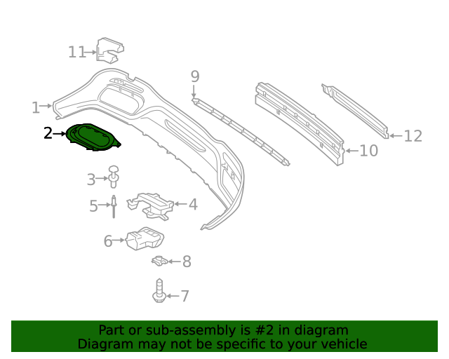 2018-2020 Mercedes-Benz Bezel 222-885-29-00 | MB OEM Parts