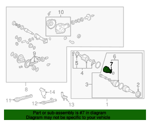 04437-60042 - Boot Kit - 2003-2009 Lexus GX470 | MyLexusParts