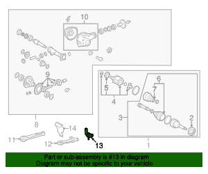 2003-2009 Lexus GX470 Support 52380-60050 | OEM Parts Online
