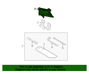 2011-2015 Kia Sorento Jack Assembly 09110-2P000 | Kia Parts Online
