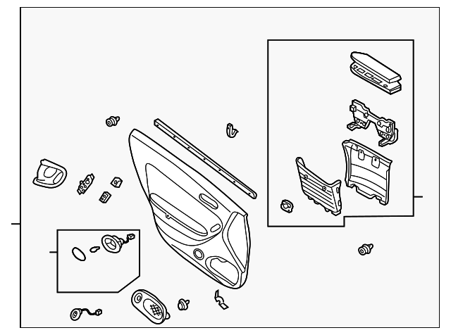 1999-2000 Mazda Millenia Trim Panel Assembly TC49-68-46Y-80 ...