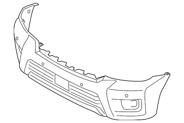 2017-2020 Nissan Armada Bumper Cover 62022-5ZW0H | Coulter Nissan Parts