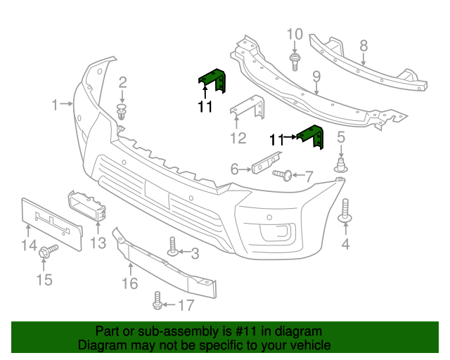 2017-2020 Nissan Armada Upper Retainer Side Bracket 62294-1LA0A ...