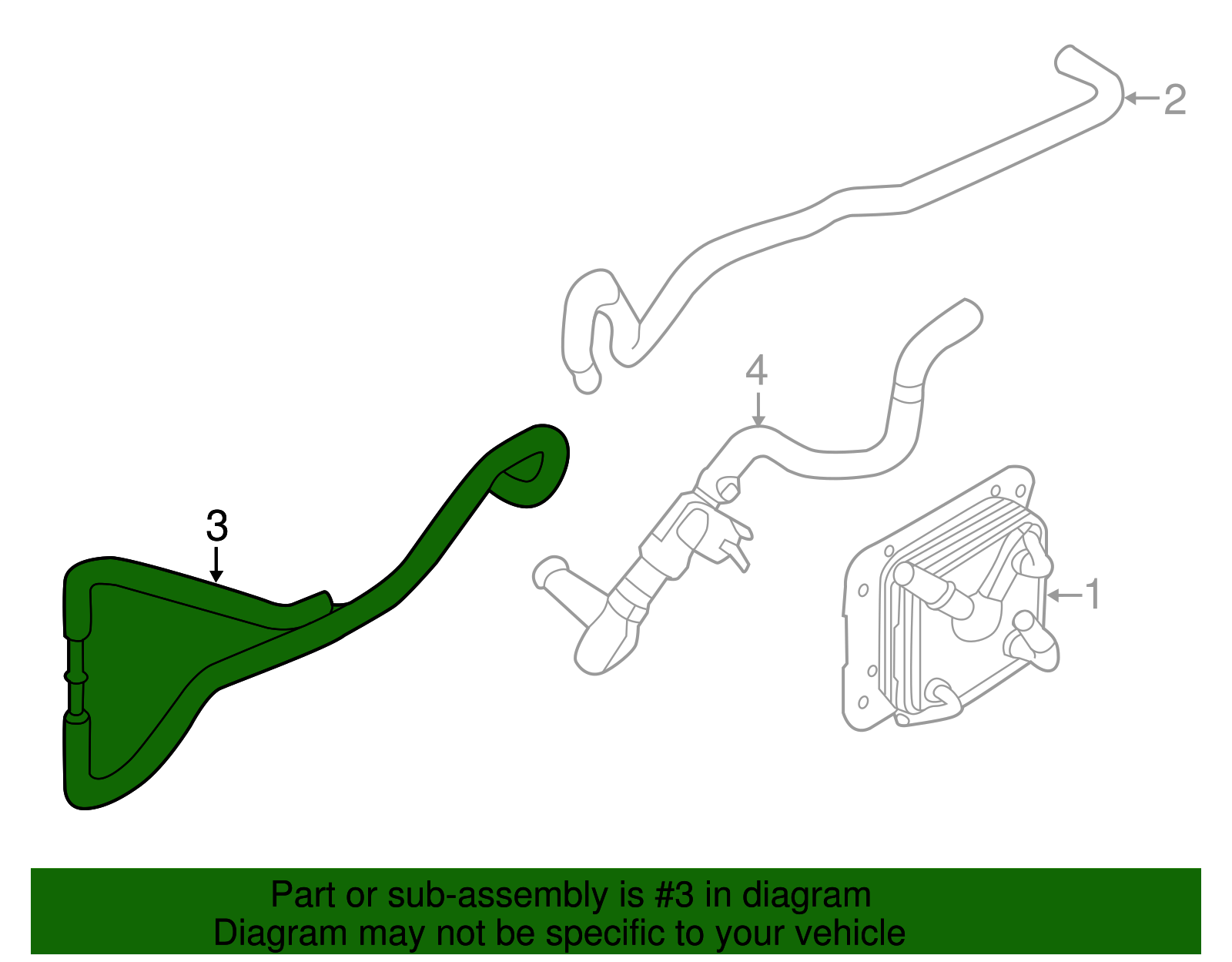 2019-2020 Nissan Rogue Oil Cooler Tube 21632-4BA1B | Sullivan Brothers ...