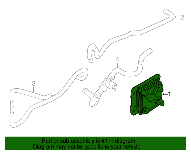 2018-2019 Nissan Rogue Trans Cooler 21606-3VX0A | TascaParts.com
