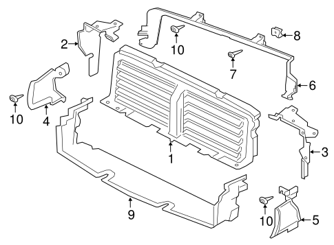 Radiator & Components for 2018 Jaguar F-Pace | JaguarParts.com