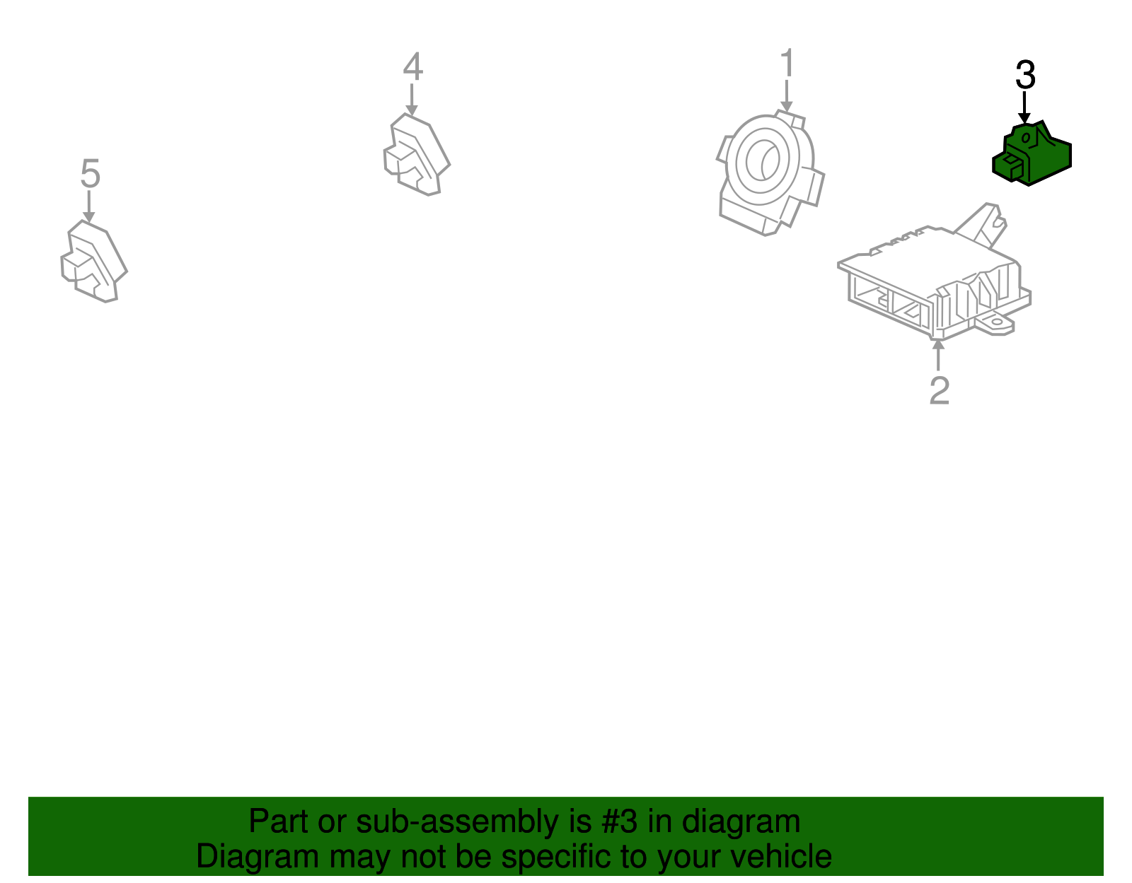 77930-TLA-A01 - Ft Impact Sensor 2017-2022 Honda CR-V | Honda Parts Online