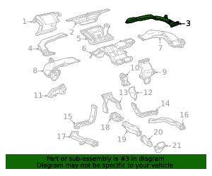 2016-2020 Toyota Mirai Defroster Duct 55971-62010 | Toyota Parts Center