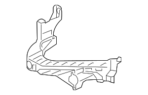 2009-2017 Audi Headlamp Mounting 8R0-805-607-B | Genuine Audi Parts