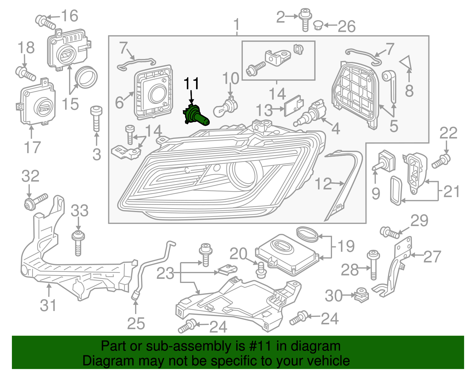 N-103-201-02 - Headlamp Bulb 1996-2019 Audi | Audi OEM Parts
