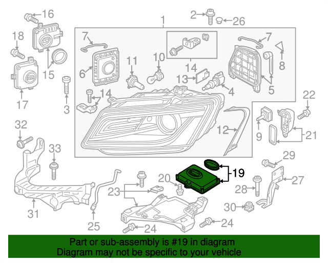 3D0-941-329 - Control Module 2013-2017 Audi | Audi OEM Parts