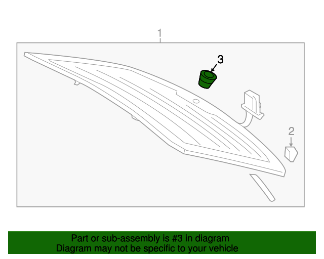 2006-2024 Audi Back Glass Wiper Arm Grommet 8P4-955-758-A | Audi USA Parts