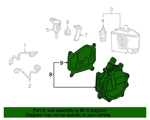 270-180-09-01-64 - Vacuum Pump Mechanical 2014-2020 Mercedes-Benz ...