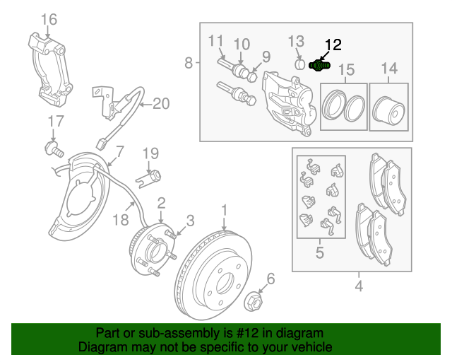 Bleeder-Bleeder 5143354AA | TascaParts.com