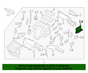 2019-2024 Subaru Ascent Control Module 72343XC01A | Subaru Parts Quick