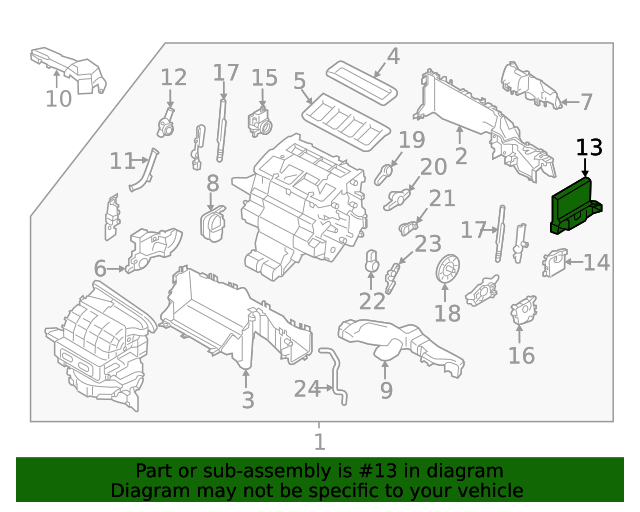 2019-2023 Subaru Ascent Control Module 72343XC01A | Subaru Parts Store