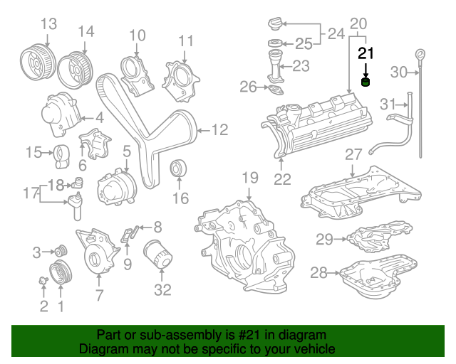 1992-2024 Toyota Spark Plug Tube Seals 11193-70010 | TRDToyotaparts