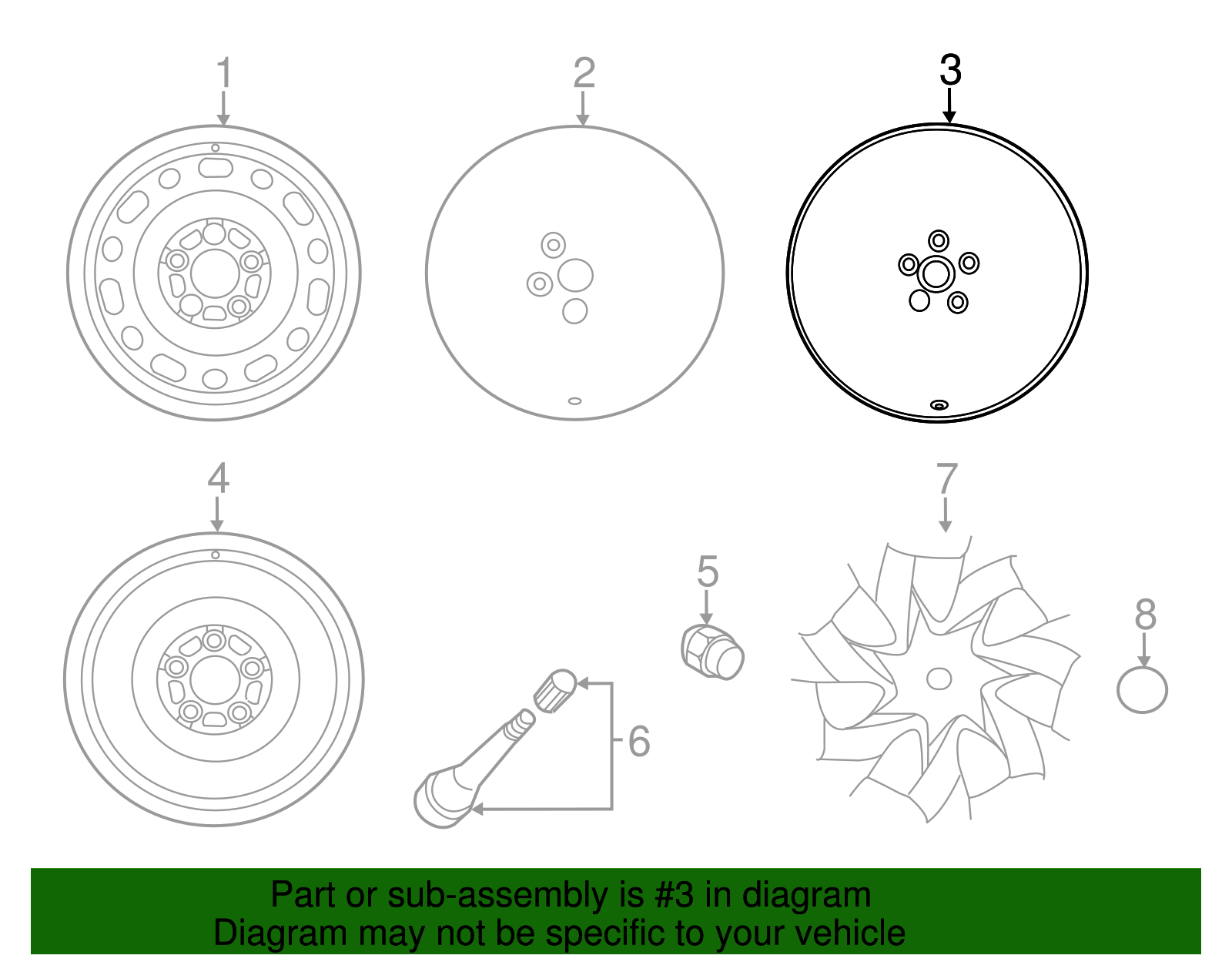 9965-33-7080 - Wheel, Alloy - 2017-2018 Mazda 3 | Mazda Swag