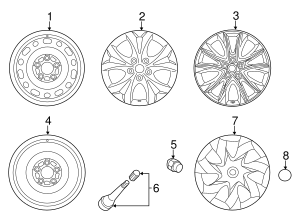 2018 Mazda 3 Wheel, Steel 9965-D3-6560 | TascaParts.com