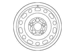 2014-2018 Mazda 3 Wheel, Steel 9965-D1-6560 | QuirkParts