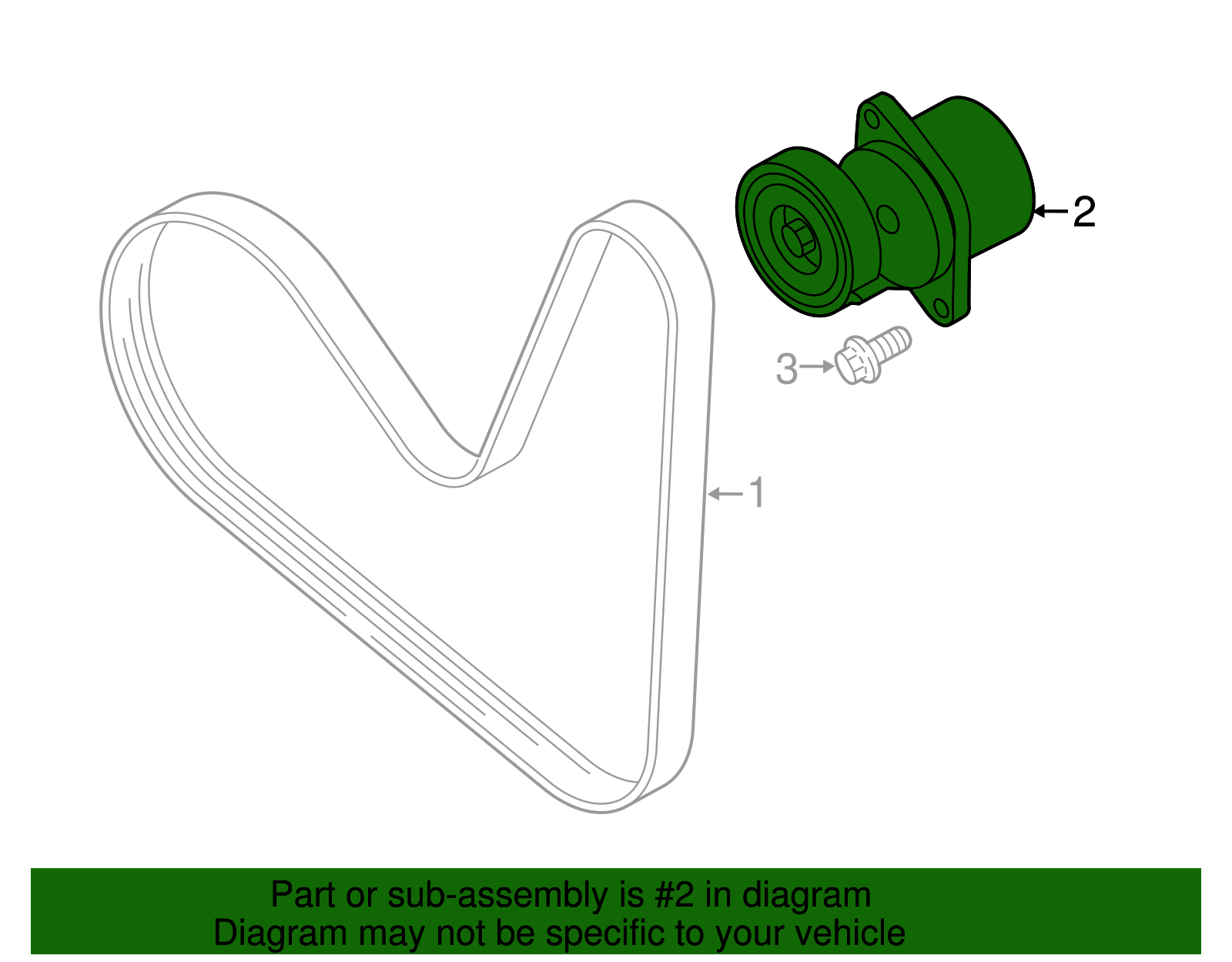 06L-903-133-F - Accessory Drive Belt Tensioner Assembly - 2013-2020 ...