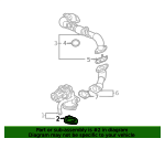 2020-2024 GM Exhaust Gas Recirculation Valve Inlet Gasket 55508537 GM ...