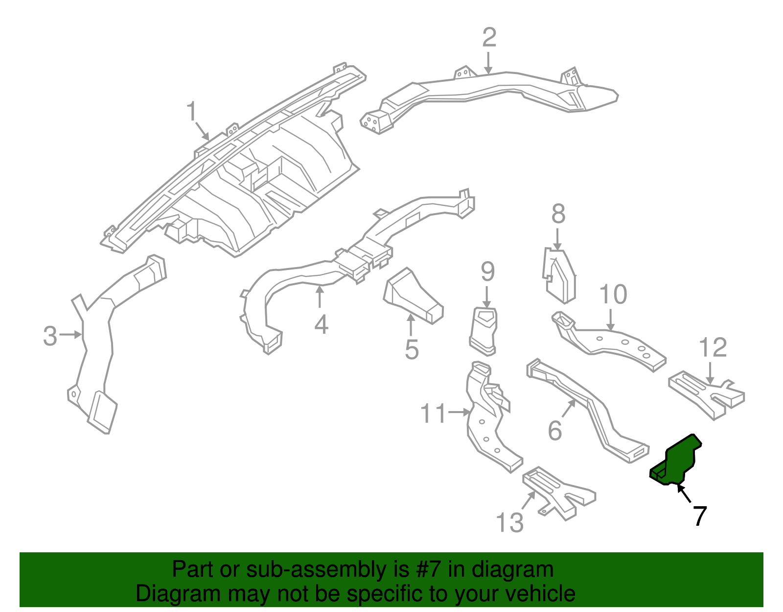 2016-2023 Nissan Maxima Rear Duct 27932-4RA0B | Ziegler Nissan of ...