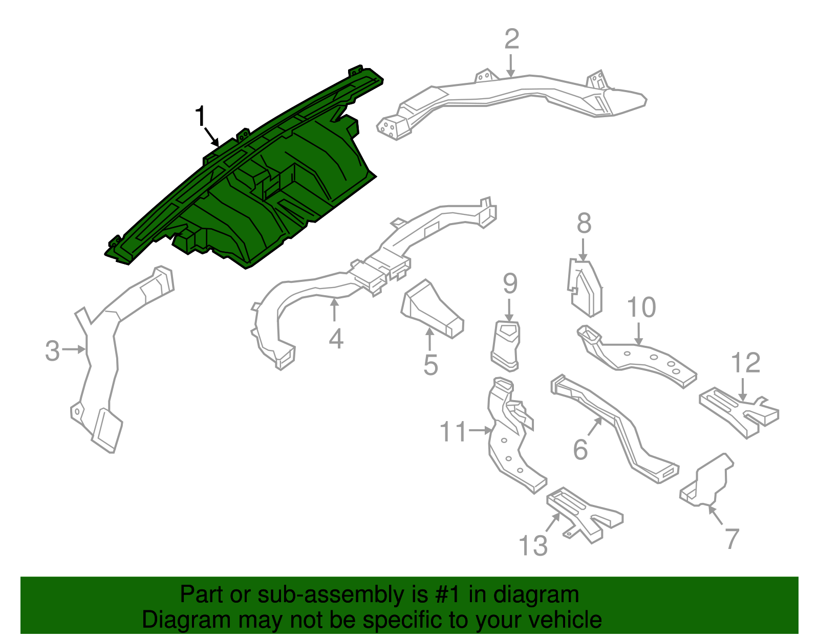 2017-2023 Nissan Maxima Defroster Nozzle 27800-4RA0C | Boro Nissan Parts