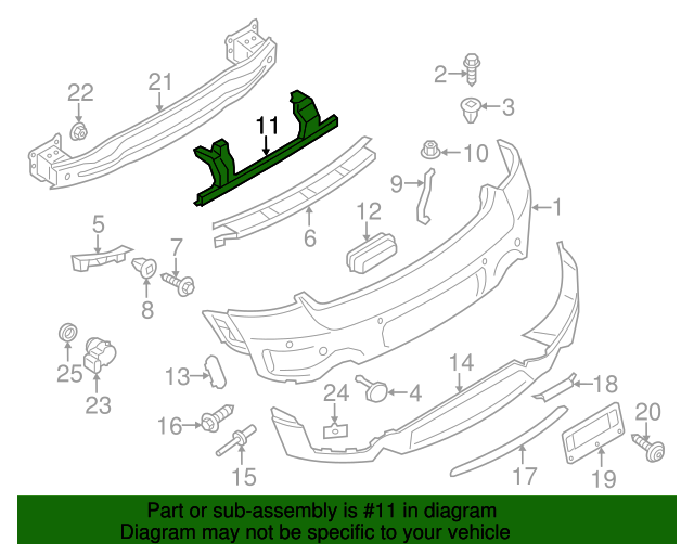 51-12-9-807-144 - Guide Bracket - 2011-2016 Mini | BMWPartsHub