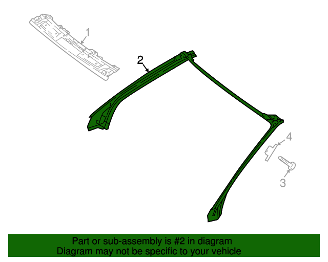 2018-2023 Mercedes-Benz Sealing Frame 238-630-04-02 | MB OEM Parts