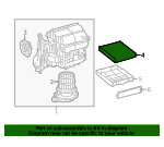 87139-58010 - Filter For 2019-2025 Lexus | Lexus OE Parts