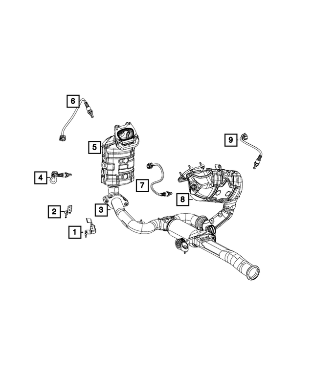 2011-2025 Mopar Oxygen Sensor 05149180AB | Mopar eStore