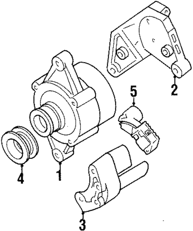 1992-1997 Isuzu Trooper Pulley 8970463350 | Isuzu Parts Center